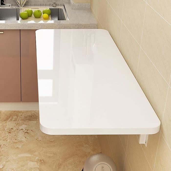 Table Pliante Murale,Table Murale Rabattable En Bois,Simple Et Élégant ...