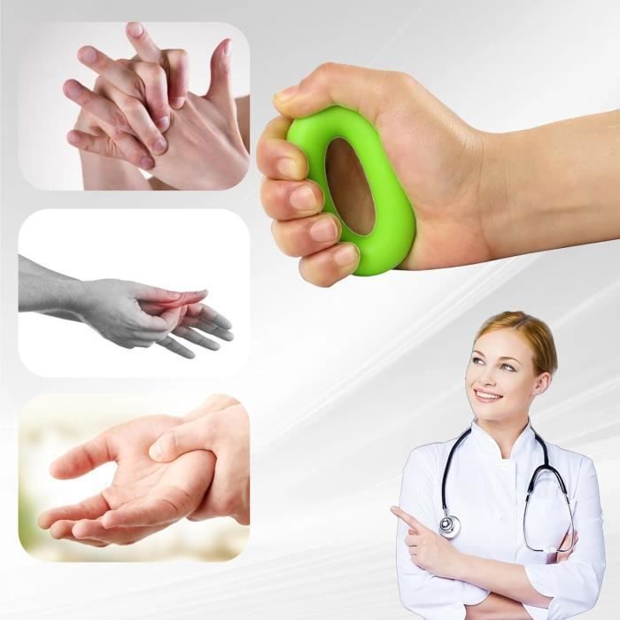 Muscleur de Main Grip Anneaux Ronds Renforcement de la préhension bande ...