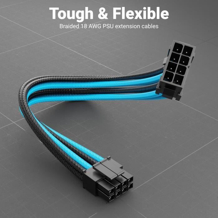 Câble D'Alimentation Interne 4+4-Broches Eps Cpu Pour Processeur 30Cm ...