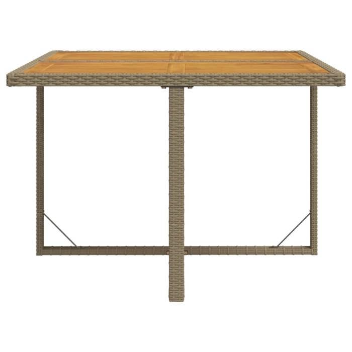 "NEW 2026"Table de jardin élégante,109 x 107 x 74 cm,1 pc,résine ...