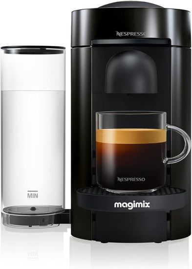 Magimix Machine À Café Vertuo Plus Noir Cafetière Espresso 11399[K215 ...
