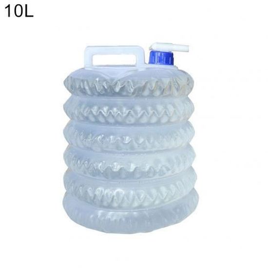 Sac d'hydratation,Sac seau d'eau pliable PE 5-10-15l,conteneur de bouteille avec robinet,parfait ...