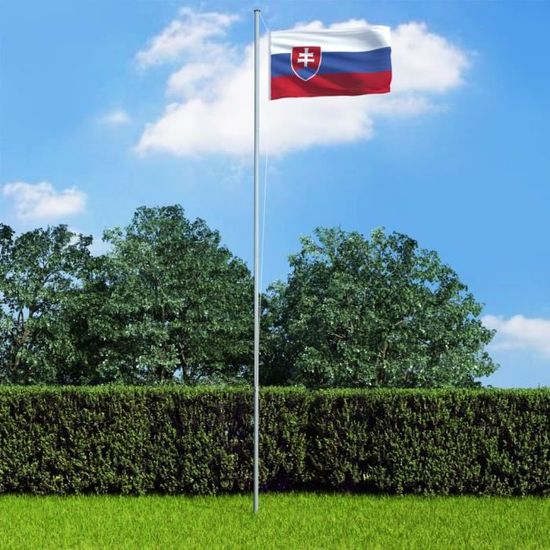 MAG Drapeau Slovaquie et mât en aluminium 4 m 7334379527152 - Cdiscount ...