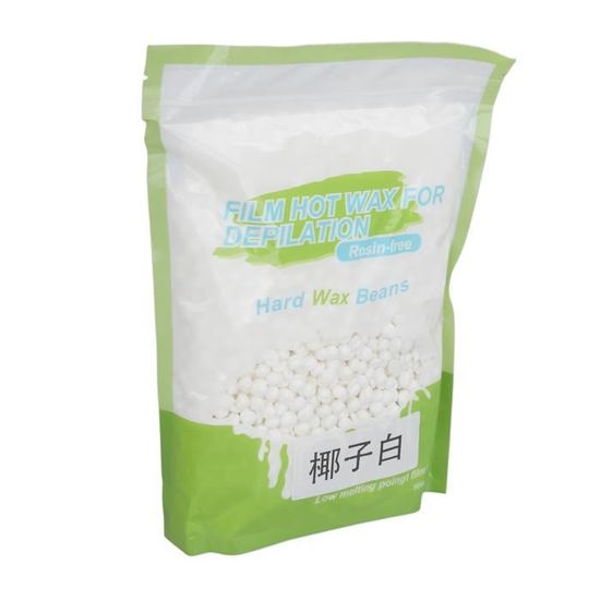 EBTOOLS Perles de cire dure Perles de cire de 17,6 oz Texture mate Forte viscosité Haricot perlé ...