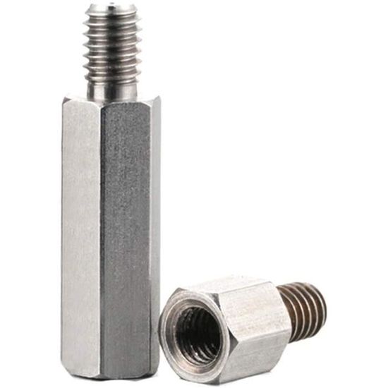 Acier inoxydable M6-M8-M10 Hex Standoff Pilier Goujon Conseil Hexagone Ordinateur mère Spacer ...