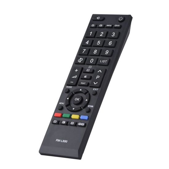 Télécommande Universelle Rm L890 Pour Toshiba Tv Lcd Cdiscount Tv Son