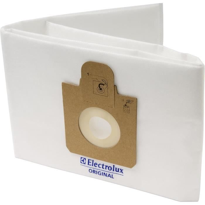 10 sacs ELECTROLUX non tissés originaux ref ES100 (ex E 22)pour Pro Z ...