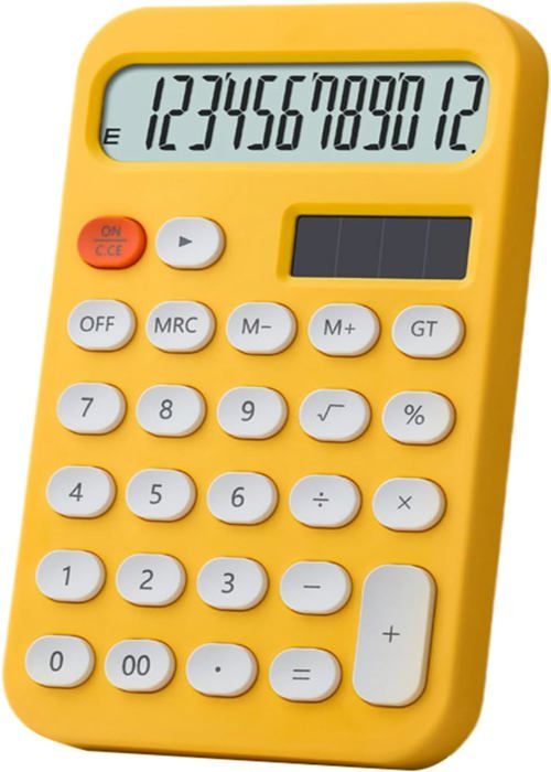 Mini Calculatrice Compacte cran Lcd 12 Chiffres Alimente Par Piles ...