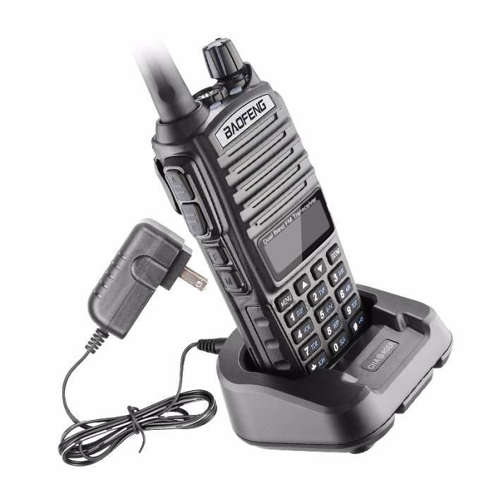 8W Max Long Range Two Way Radio Scanner Transmit Police Fire Rescue ...