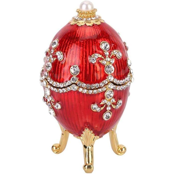 Oeuf Fabergé, Oeuf de paques Peint à la Main émaillé œuf fabergé ...