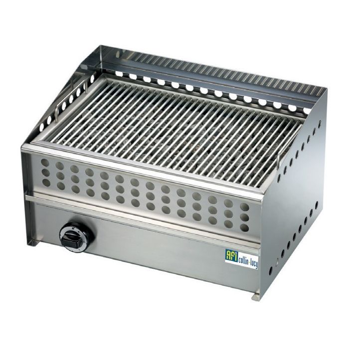 Grill de Cuisson Inox au Gaz avec Poignées - 480 x 325 mm - AFI Collin ...