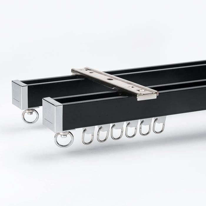 Rail De Rideau En Aluminium, Rail Pour Rideaux Kit, Rail Rideaux ...