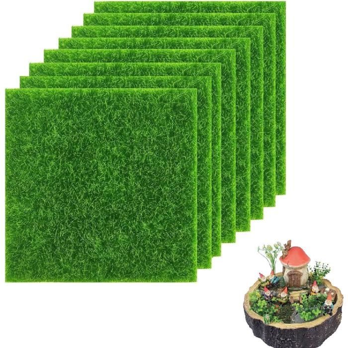 Mini Simulation Gazons,Tapis De Pelouse Verte Artificielle,Herbe De Mousse Miniature,Gazon ...