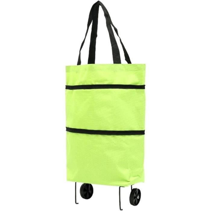 Chariot De Courses Sac De Caddie Pliant Sac De Chariot À Roue ...