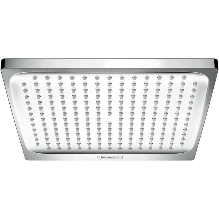 Hans Crometta E Douche de tête 240 1 jet EcoSmart 9 l-min, chromé ...