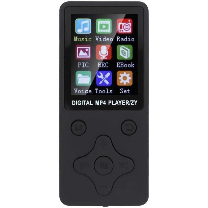 Lecteur MP3 MP4 Bluetooth, écran LCD 1.8 Pouces, Carte mémoire 32 Go ...