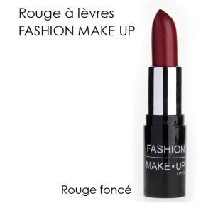 ROUGE A LEVRE ROUGE FONCÉ FASHION MAKE UP MAQUI… - Cdiscount Au quotidien