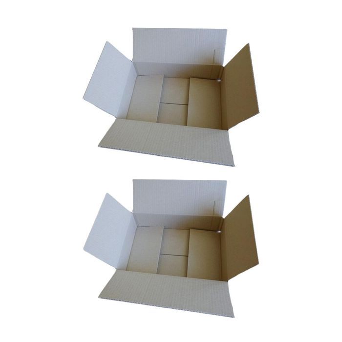 2 cartons d'emballage 31 x 21 x 7,5 cm - Cdiscount Bricolage