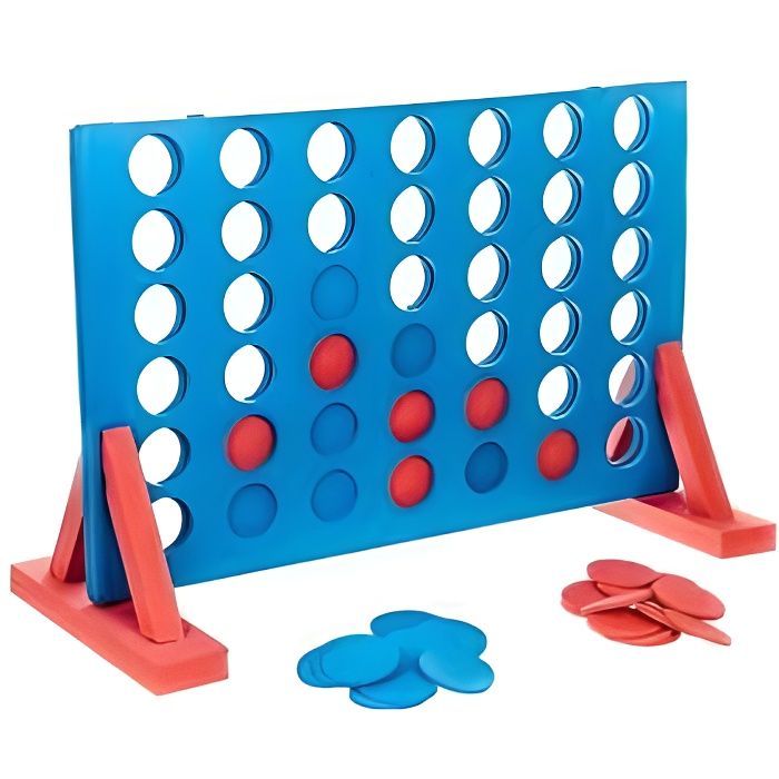 Jeu 4 en ligne Geant en mousse 71x45 cm - Jeu de societe XXL ...