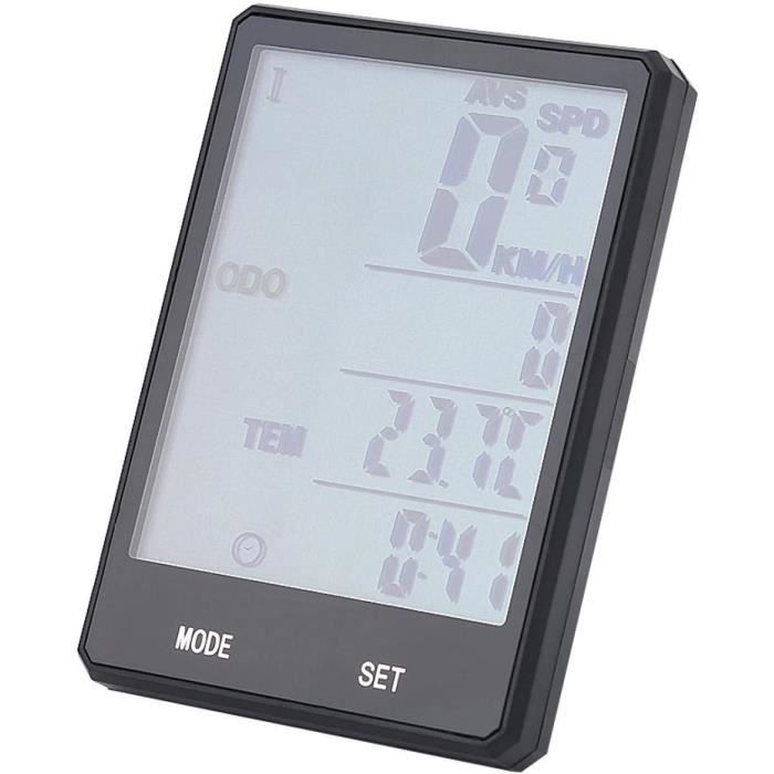 Compteur de Vitesse de Cycle 2.8 Pouces écran LED Compteur de Vitesse ...