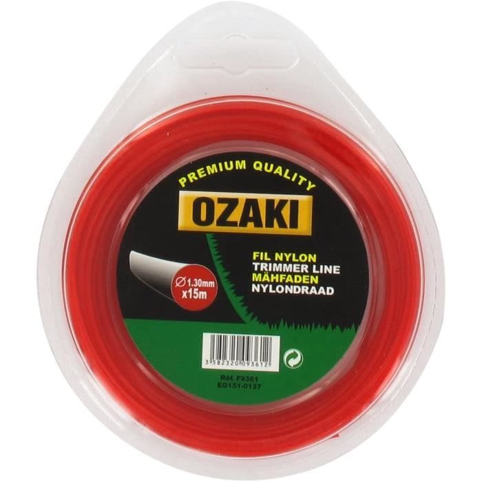 3788 Coque fil nylon rond Ozaki 15 m x ø 135 mm[132] - Cdiscount Jardin