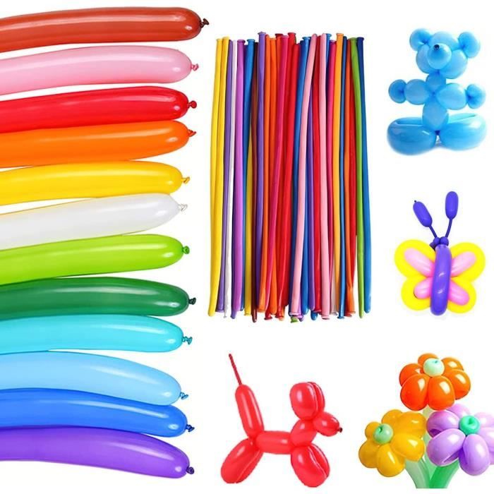 Ballons À Modeler, Ballon Magique 200 Pcs, Diy Magiques Ballons En ...