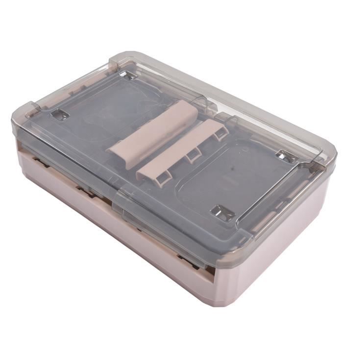 PAR - Bac de rangement empilable Bac de Rangement Pliable, Organiseur ...