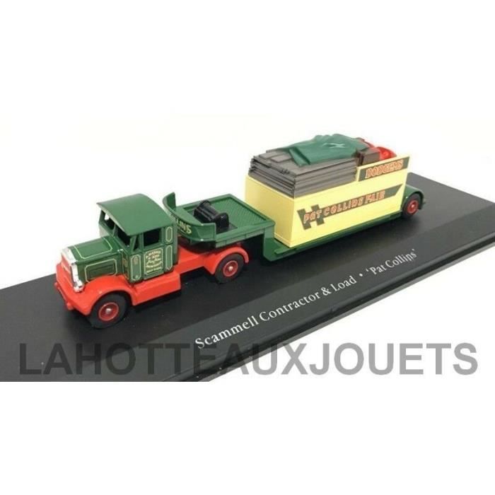 ATLAS SCAMMELL contractor & Load' PAT COLLINS "modèle camion éch 1/87 ...