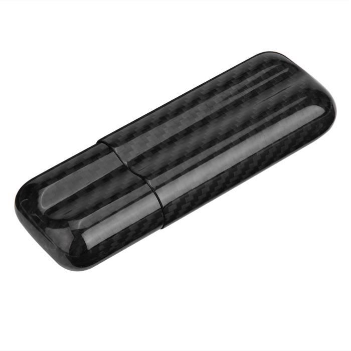 HURRISE Cave à cigares Étui pour porte-cigares en fibre de carbone ...