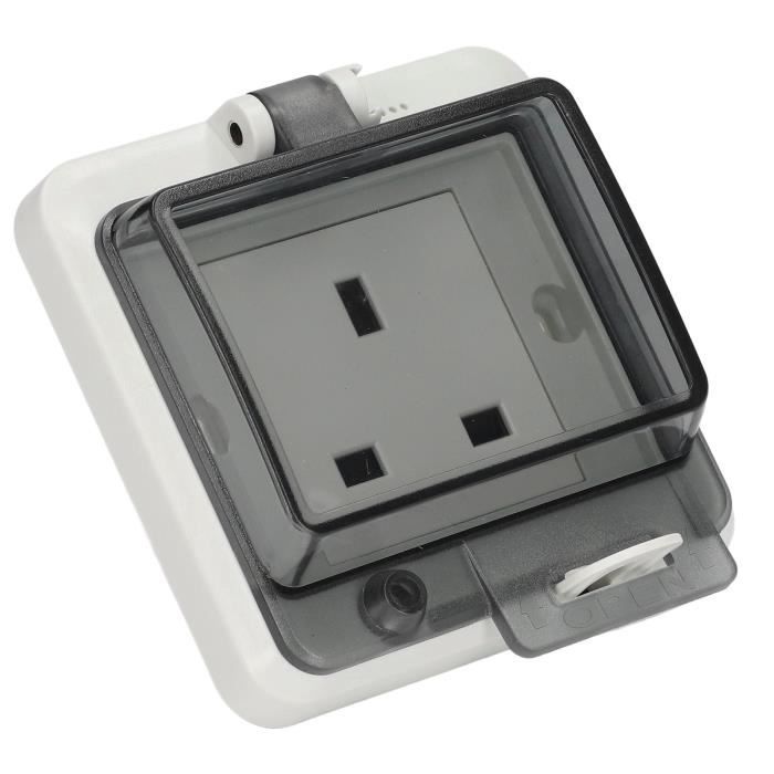 HURRISE Ensemble de prises étanches IP66 Étanche UK Standard Socket ...