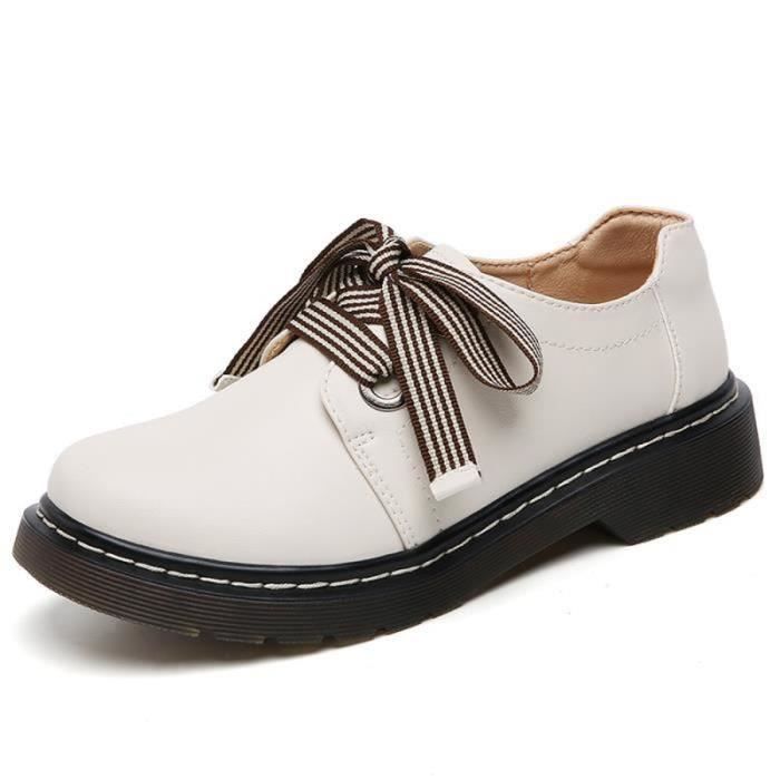 Chaussures Femme Chaussures cuir femme mode chaussures respirantes à ...