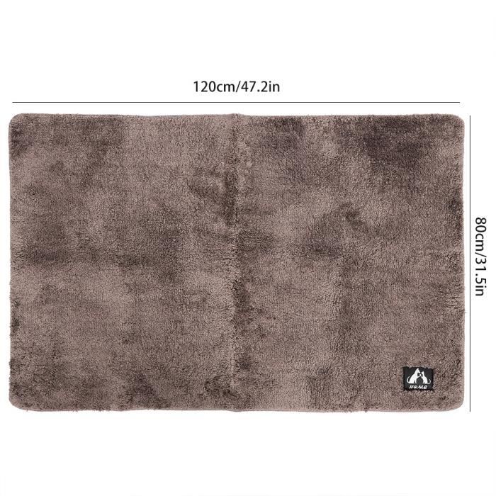 Tapis de sol porte doux absorbant antidérapant - MXZZAND - Brun ...