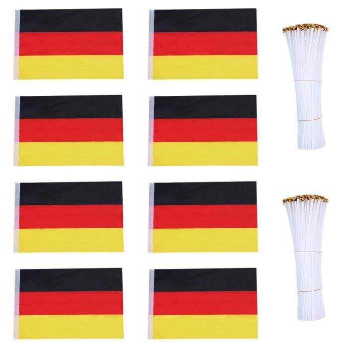 FRANCE Stick Drapeau Mini Mini Drapeau White Pole Vivid Couleur Vivid ...