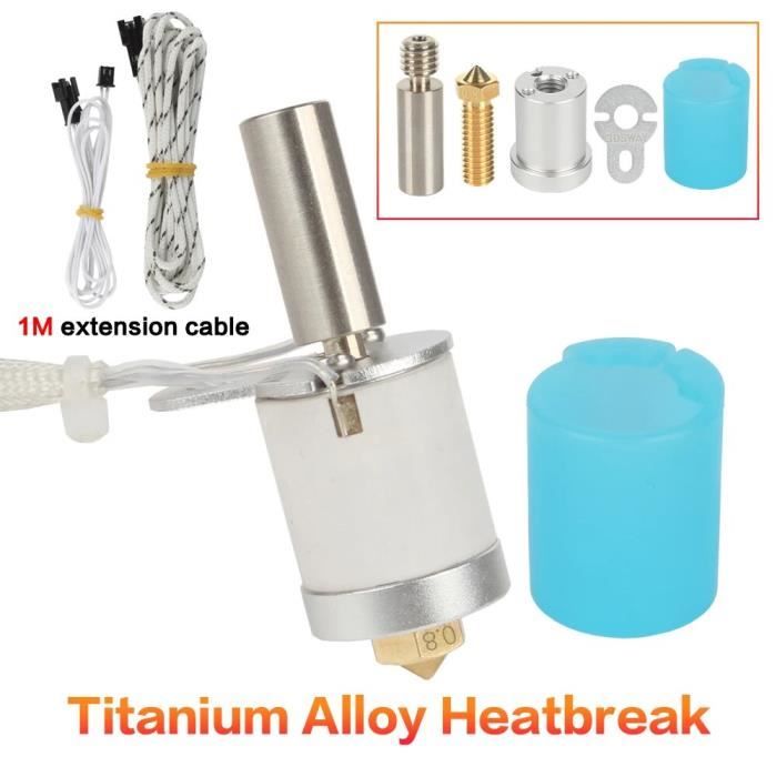 CH-C V6 Volcano 24V 60W Extrudeuse Hotend Tech Kit de chauffage de ...