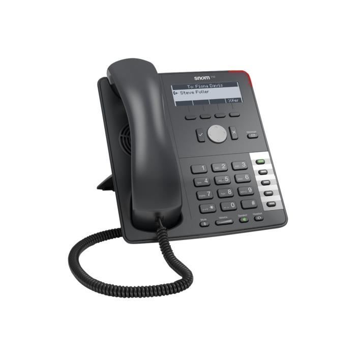 Snom 710 Téléphone VoIP SIP, RTCP 4 lignes gris anthracite - Cdiscount ...