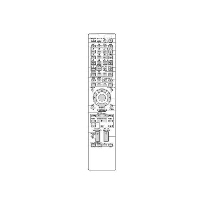 Sony Rm Aal032 Télécommande Pour Sony Str Da5600es Cdiscount Tv Son Photo