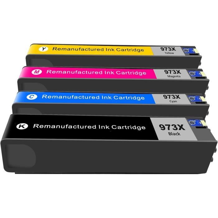 973X Cartouches D'Encre Compatibles Avec Hp 973 973X Pour Pagewide Pro ...