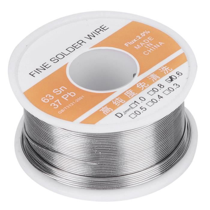 VBESTLIFE Soudure électrique sans nettoyage avec fil d'étain 0,6mm et ...