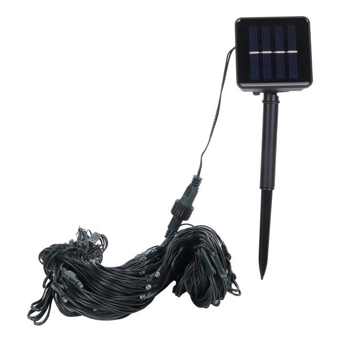 VBESTLIFE Lumière en filet solaire Guirlande Lumineuse en Maille de ...