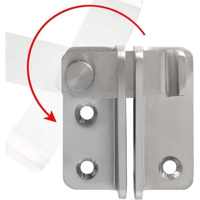 Verrou Porte Coulissante Serrure Volet Loquet Porte Verrou Portail À ...