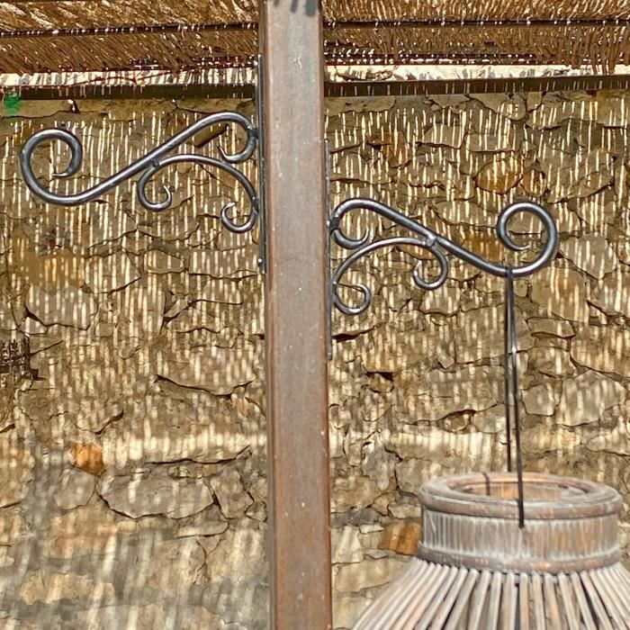 Set de 2 accroches en fer forgé - Cdiscount Maison