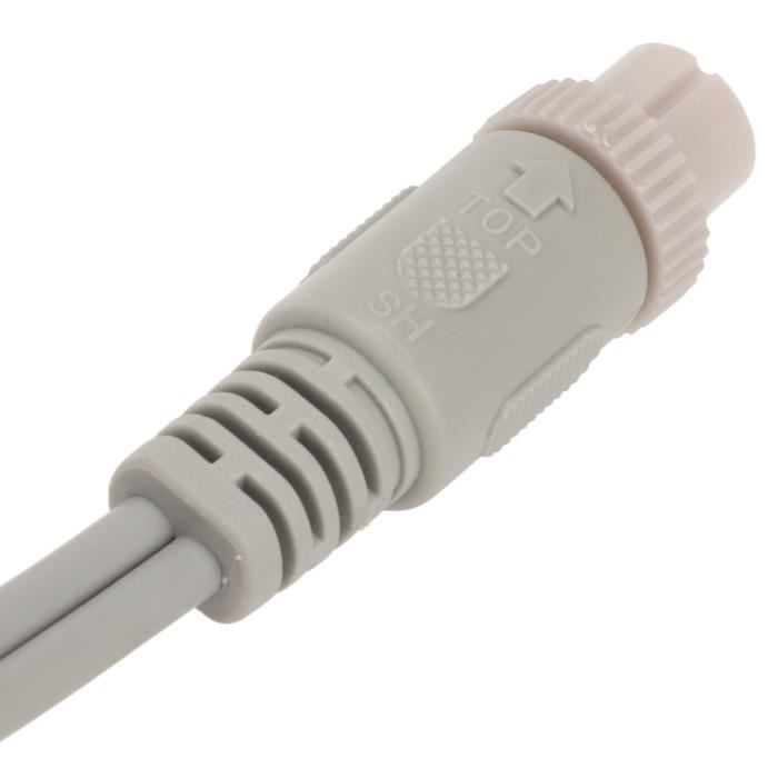 EBTOOLS Fils d'électrode TENS Câbles de connexion d'électrode 16 4P 6 ...