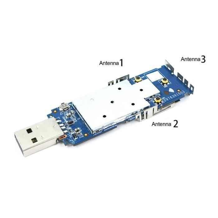 RA02804-Akozon carte réseau USB Carte réseau sans fil 5G Dual-Band USB ...