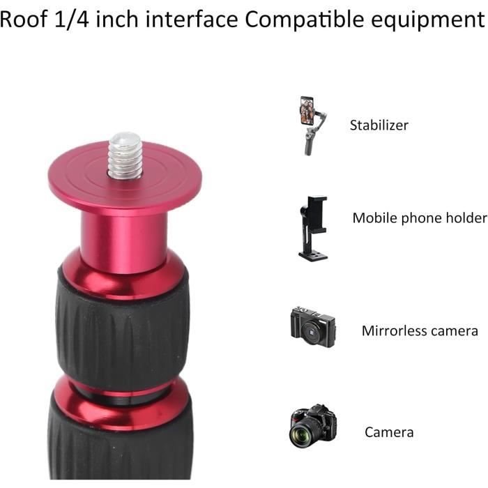Monopode De Caméra, Tige D'Extension De Trépied En Alliage D'Aluminium ...