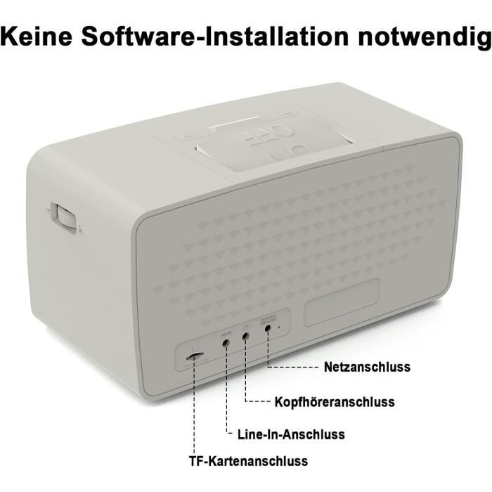 Nornward (Nouveau) 32Gb Lecteur De Musique Mp3 Pour Personnes Âgées ...