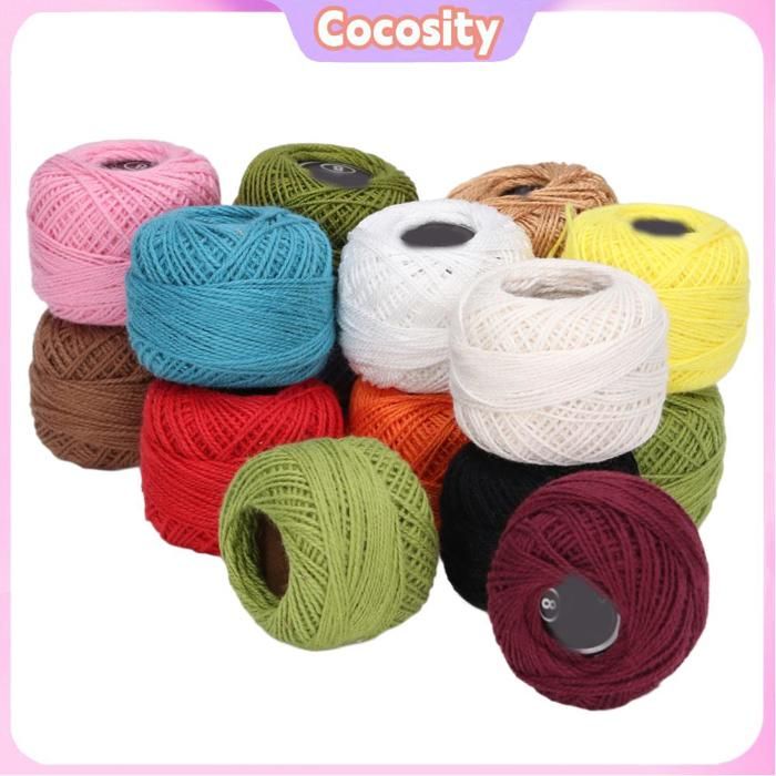 Cocosity coton au crochet Cocosity Fil de crochet Lot de 16 Fils à ...
