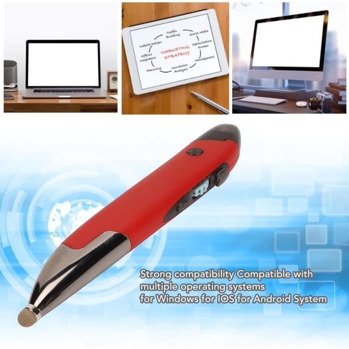Souris Stylo Optique De Poche Sans Fil, Souris Stylo Optique Sans Fil ...