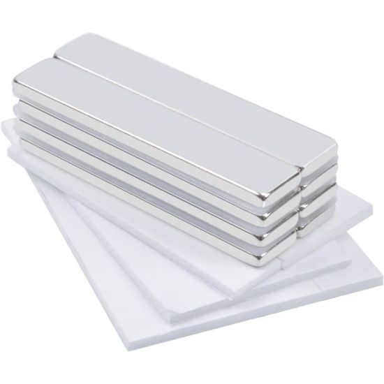 Aimant Autocollant Gros Aimant Puissant Neodyme Super Rectangulaire ...
