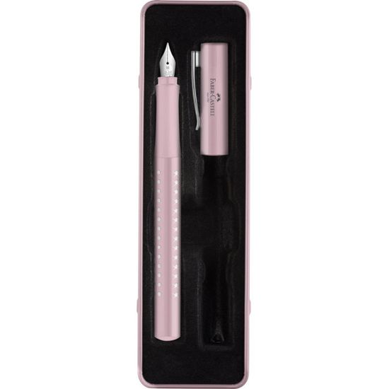 Stylo plume - Pointe moyenne - Rose - Rechargeable - Faber-Castell ...