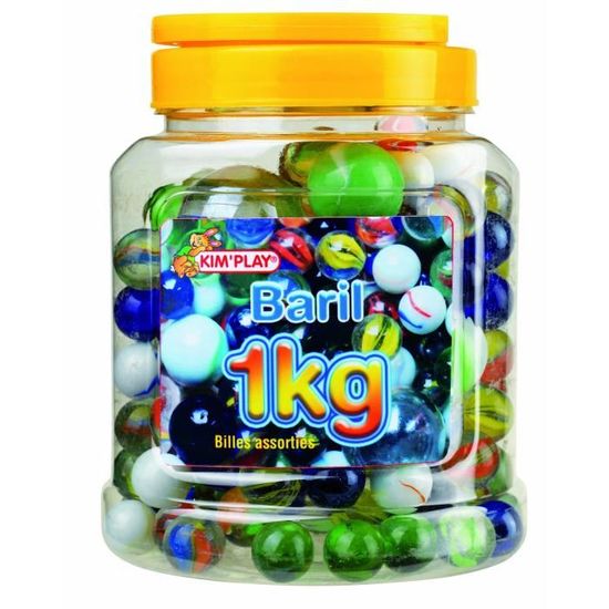 KIMPLAY Baril de 1 kg de billes - Cdiscount Jeux - Jouets